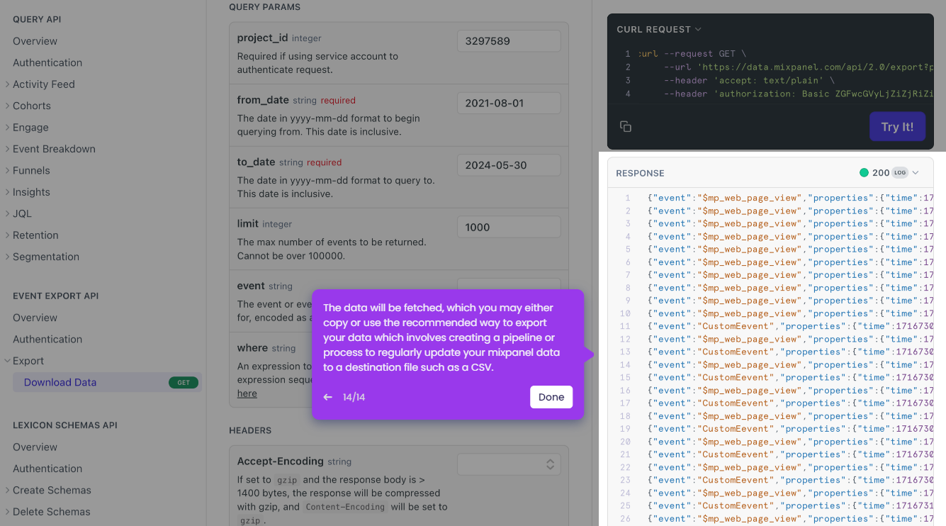 How To Export Events From Mixpanel: 1-Min Guide